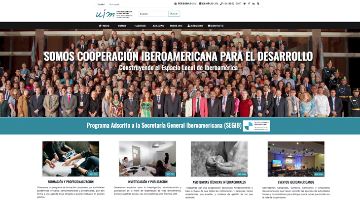 UIM: La UIM renueva su portal Web